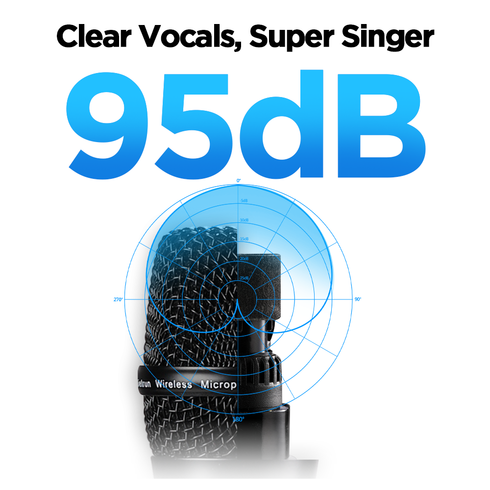 UHF Professional Wireless Microphone System – Bietrun