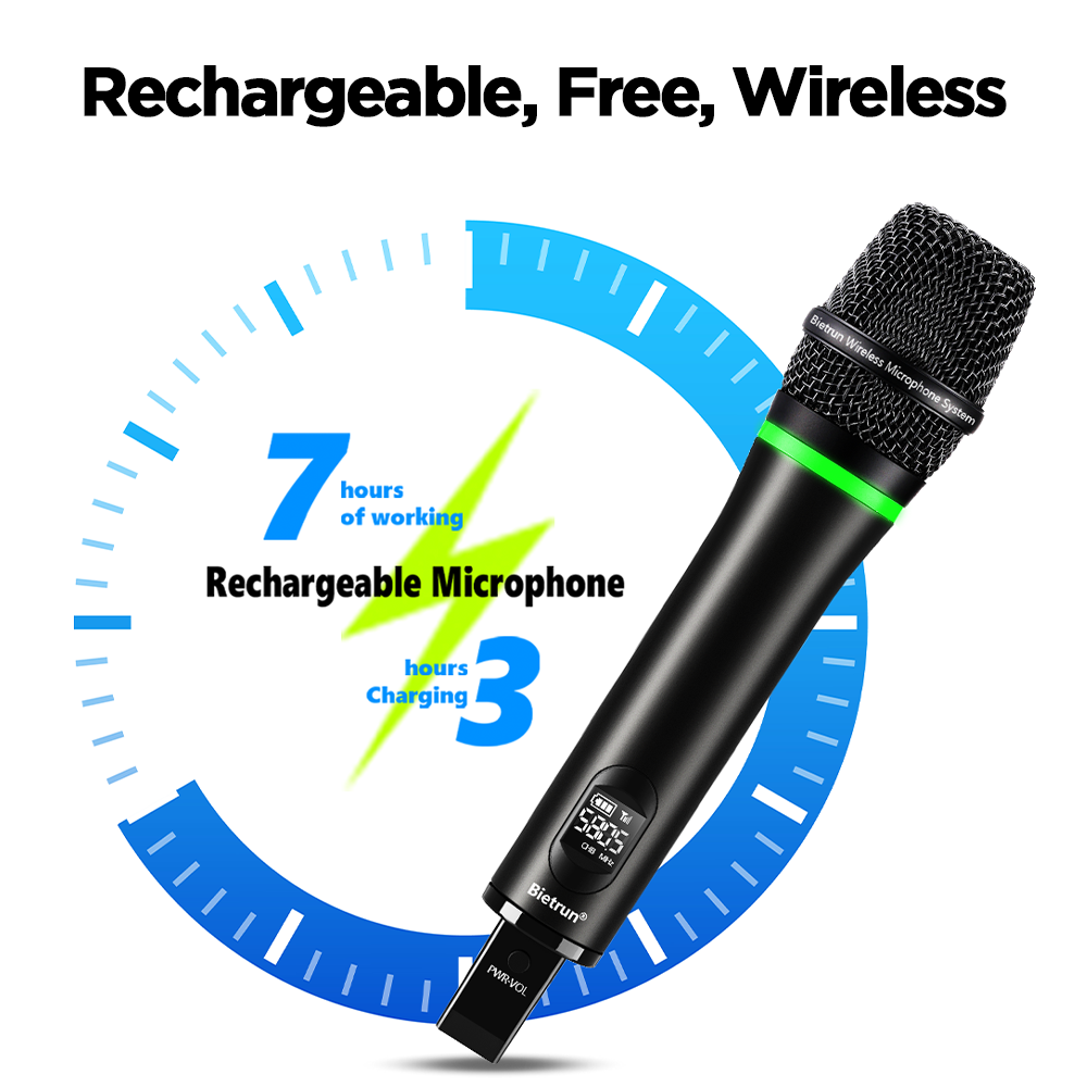 UHF Professional Wireless Microphone System – Bietrun